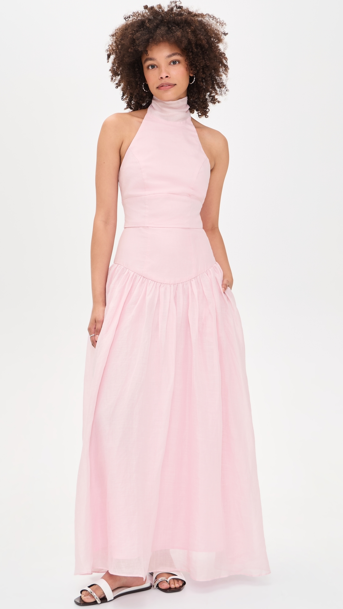 BARDOT BARDOT Harlow Ramie Halter Top